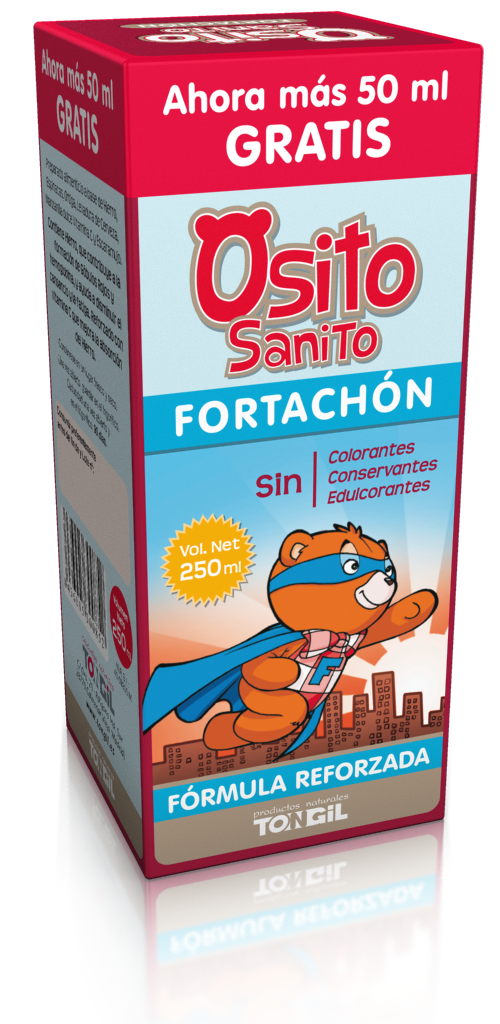 Jarabe Osito sanito fortachón 250ml - Tongil – MíaNatur.es
